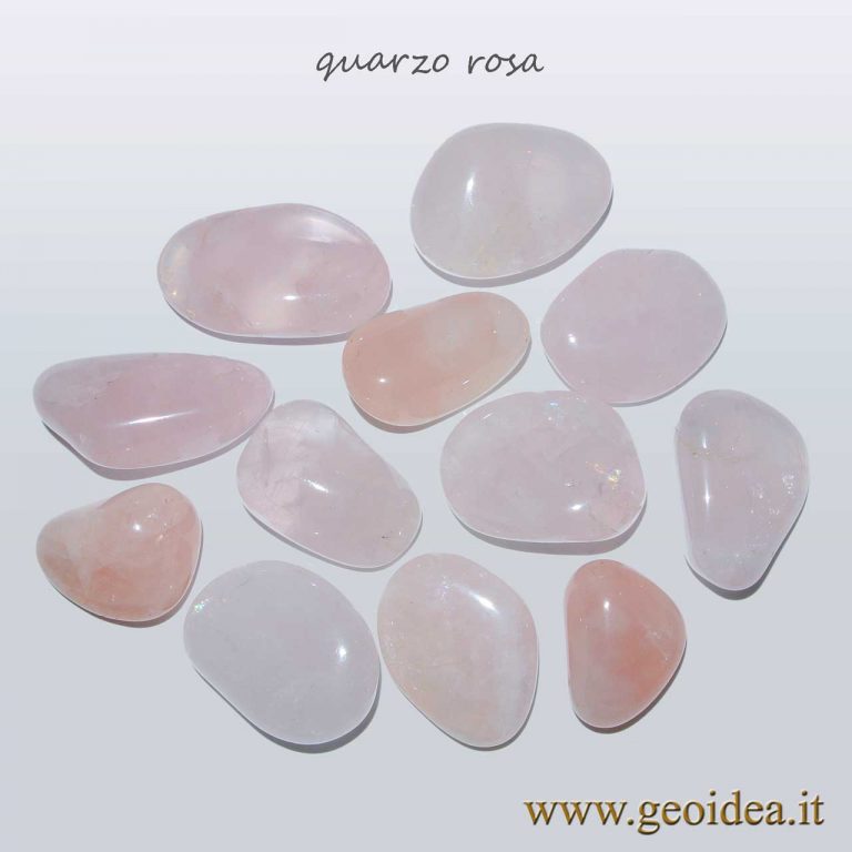 quarzo rosa burattato – Geoidea